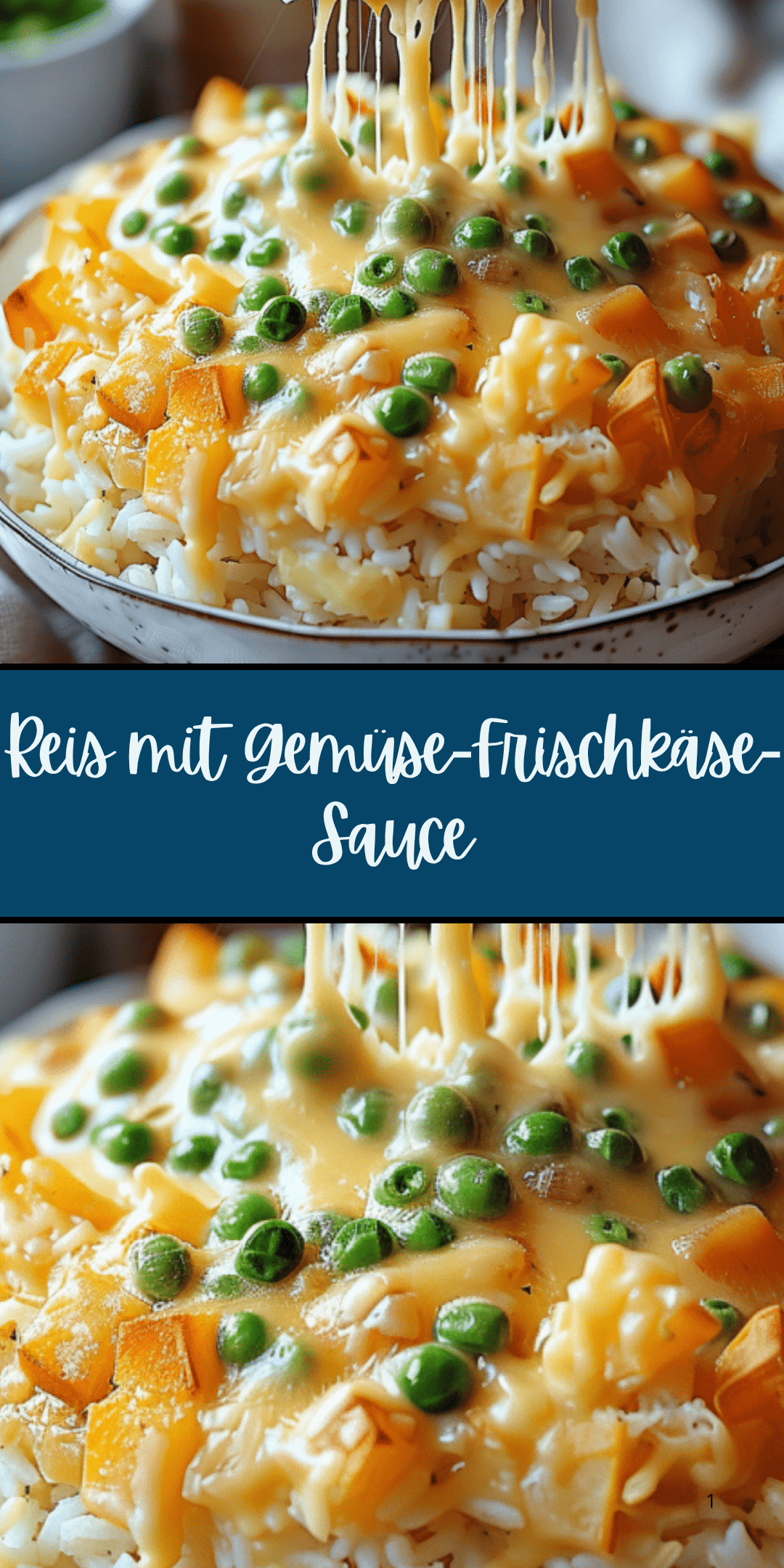Reis mit Gemüse-Frischkäse-Sauce | Oma Kochen