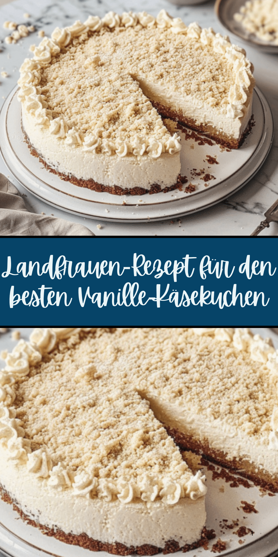 Landfrauen-Rezept für den besten Vanille-Käsekuchen | Oma Kochen