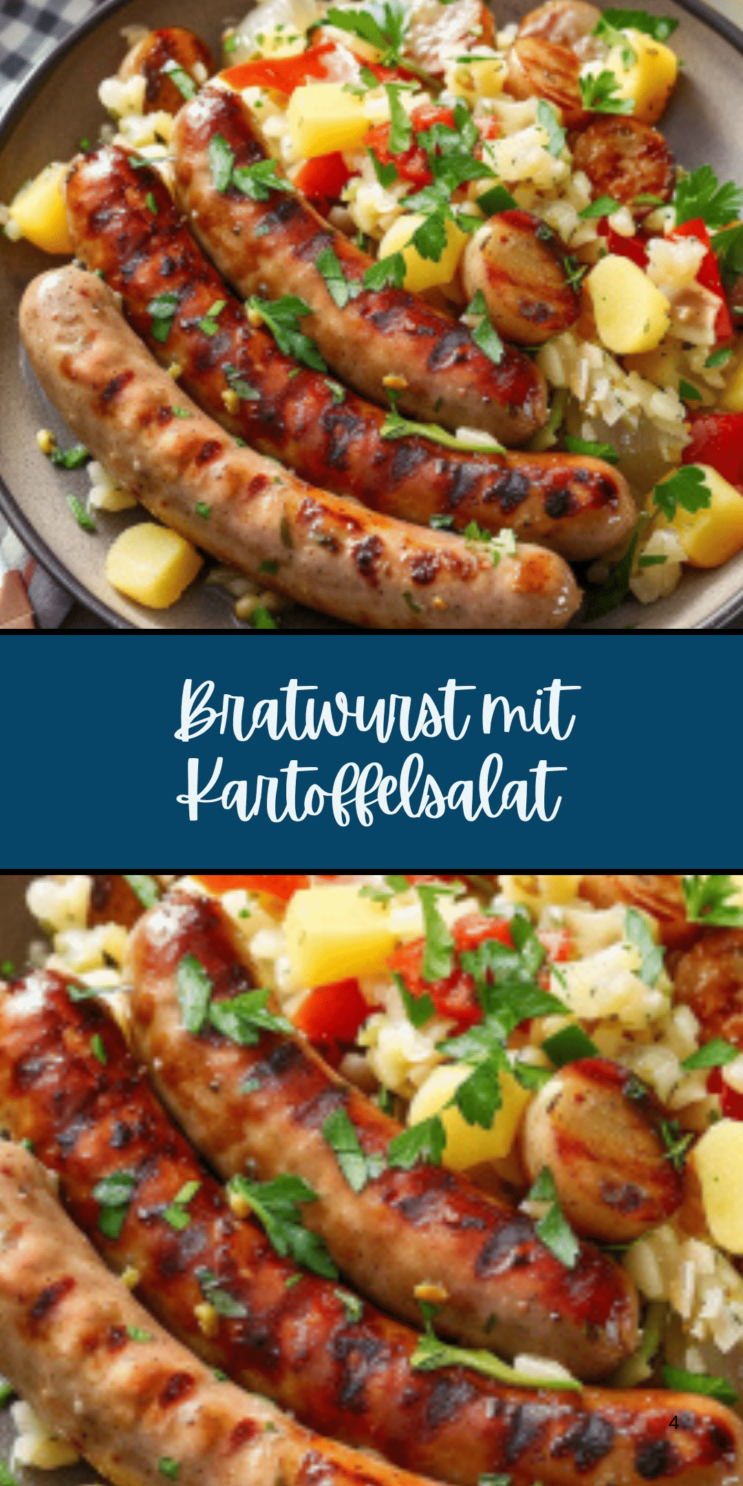 Bratwurst mit Kartoffelsalat: Perfektes Rezept für Sommer | Oma Kochen